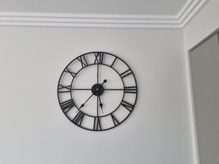 Toki Black Carl Wall Clock | Temple & Webster