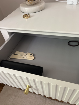 West Valley Interiors Amara 3 Drawer Bedside Table | Temple & Webster