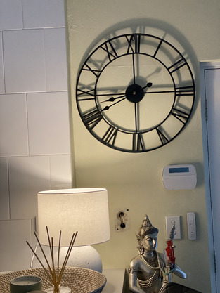 Toki Black Carl Wall Clock | Temple & Webster