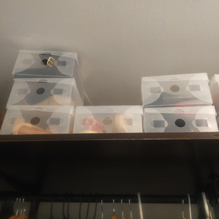 Dwell Home Otis Stackable Shoe Boxes | Temple & Webster