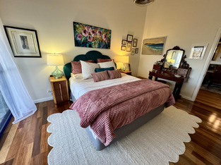 Temple & Webster Rowe Boucle Wool-Blend Scalloped Rug