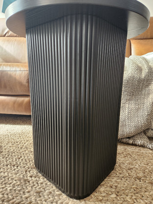 NordicHouse Chandni Ribbed Side Table | Temple & Webster