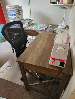 Corner Office Nell L-Shaped Desk with Drawer | Temple & Webster