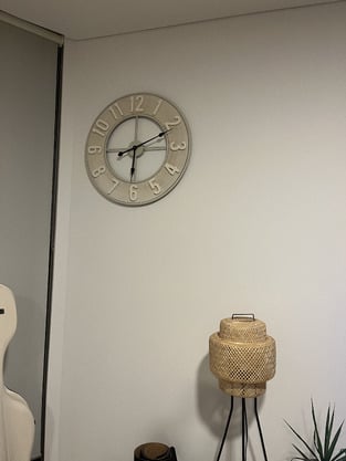 Toki 60cm Chester Silent Wall Clock | Temple & Webster