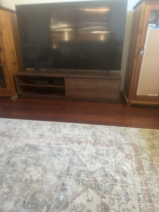 Temple & Webster 180cm Walnut Rhet TV Unit