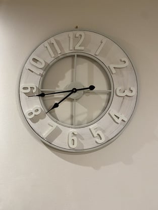 Toki 60cm Chester Silent Wall Clock | Temple & Webster