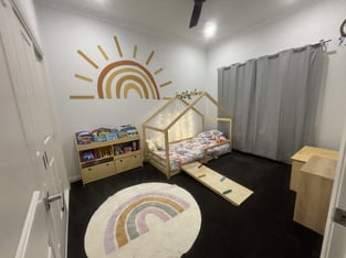 LivingFusion Kids' Yumi Pine Wood House Bed Single | Temple & Webster