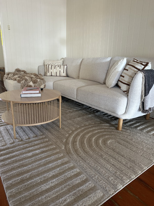 Network Rugs Natural Elowen Contemporary Rug | Temple & Webster