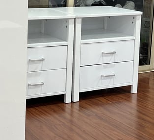 Western Designs White Leo Bedside Table | Temple & Webster