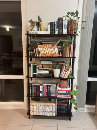 Temple & Webster Banjo 3 Tier & 5 Tier Bookcase Set