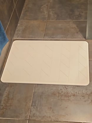 Algodon Dri Stone Bath Mat | Temple & Webster