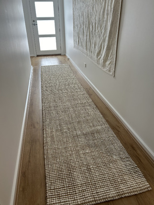 Network Rugs Madras Marlo Hand-Loomed Jute Runner | Temple & Webster