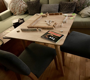 BraxtonHome Amyra Square Rubberwood Dining Table | Temple & Webster