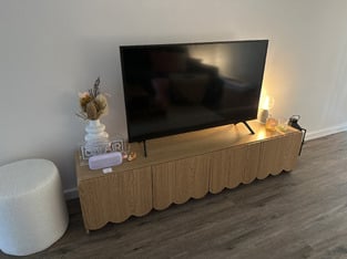 Temple & Webster 180cm Fiona Scalloped 4 Door TV Unit