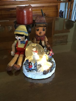 Eglo Snowman Snow Globe with LED | Temple & Webster