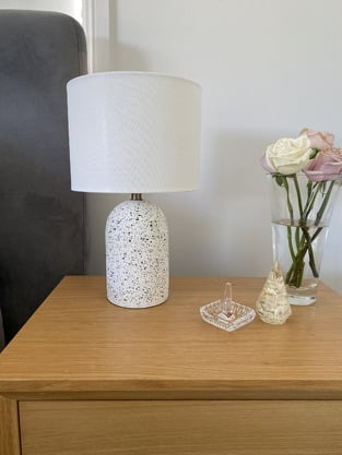 Bright Sea Lighting White Shannon Table Lamp | Temple & Webster