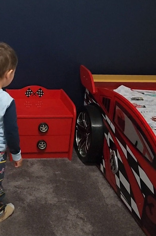 Gigi's Garden Racer Side Table with Drawers | Temple & Webster