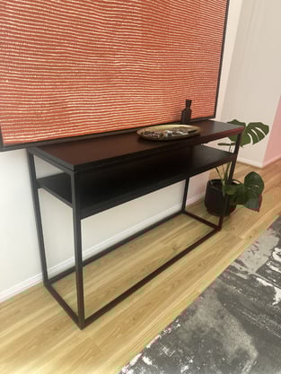 Temple & Webster Boras Console Table with Shelf