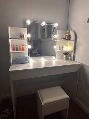 HoxtonRoom 2 Piece Taimi Dressing Table & Stool Set | Temple & Webster