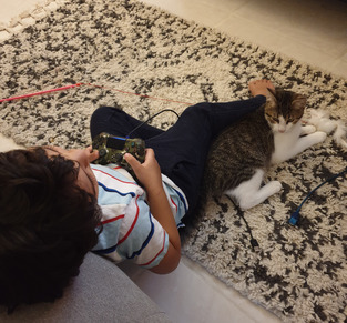 Network Rugs White & Charcoal Mahdi Moroccan Power-Loomed Shag Rug ...