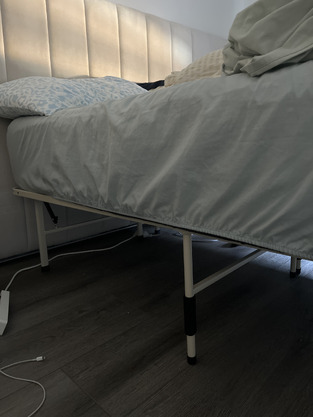 Studio Home White SmartBase H35.5cm Steel Bed Base | Temple & Webster