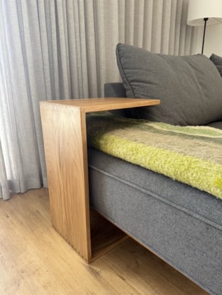 BayviewLiving Ollie Oak Wood Side Table | Temple & Webster