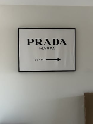 A La Mode Studio Prada Marfa Canvas Wall Art | Temple & Webster