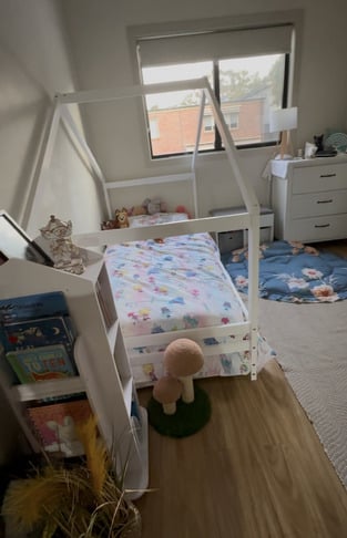 LivingFusion Kids' Yumi Pine Wood House Bed Single | Temple & Webster