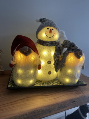 Eglo Red Santa LED Christmas Ornament | Temple & Webster
