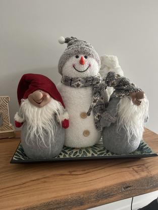 Eglo Red Santa LED Christmas Ornament | Temple & Webster