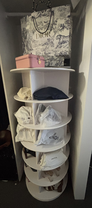 Modern Collective Milly 135cm Rotating Shelving Unit | Temple & Webster