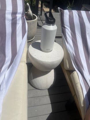 Temple & Webster Kahuna Polystone Outdoor Side Table