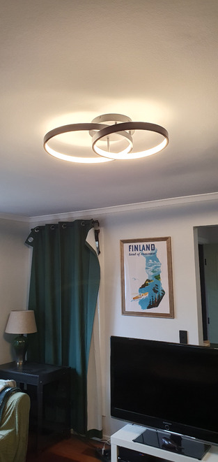 ExtravagantLighting Zola 2 LED Semi Flush Mount Ceiling Light | Temple ...