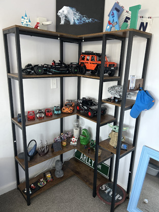 Temple & Webster Damien Corner Shelf