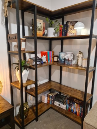 Temple & Webster Damien Corner Shelf