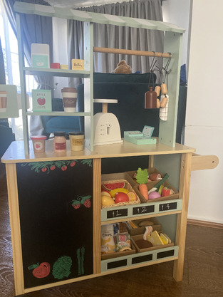 TookyToy Tooky Toy Wooden Play Grocery Store | Temple & Webster