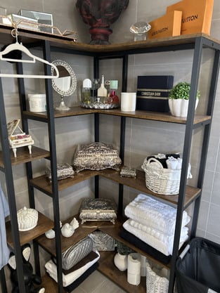 Temple & Webster Damien Corner Shelf