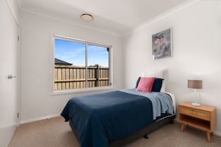 VioletteCasa Navy Brett Vintage Washed Microfibre Quilt Cover Set ...