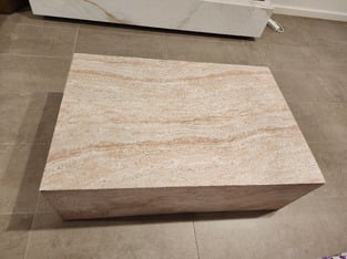 Maddison Lane Penelope Travertine-Look Coffee Table | Temple & Webster