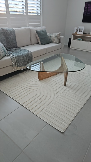Network Rugs White Elowen Contemporary Rug | Temple & Webster