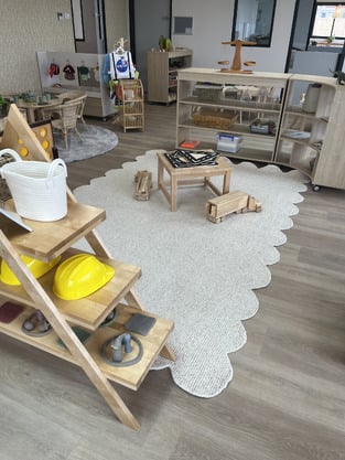 Temple & Webster Rowe Boucle Wool-Blend Scalloped Rug