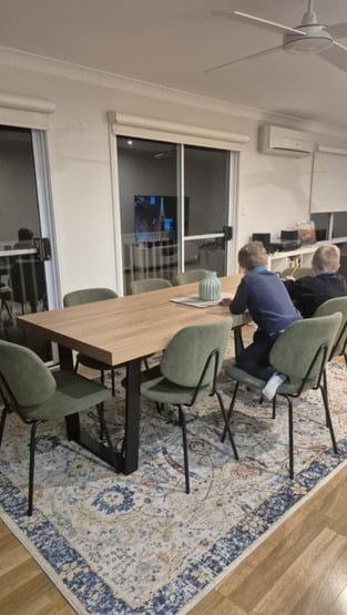 Oakleigh Home Kristoff Corduroy Dining Chairs | Temple & Webster