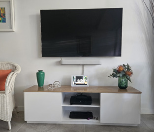 Temple & Webster Brianna 2 Door Entertainment Unit