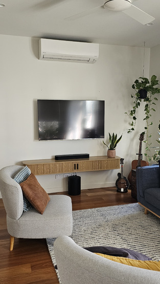 Core Living Callix Floating TV Unit | Temple & Webster