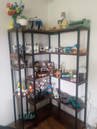 Temple & Webster Damien Corner Shelf