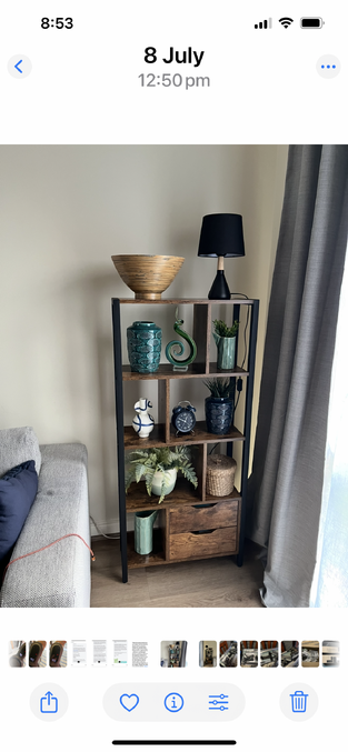 Temple & Webster Damien 7 Shelf Bookcase