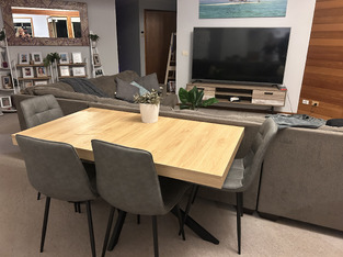 Oakleigh Home Selawik Faux Leather Dining Chairs | Temple & Webster