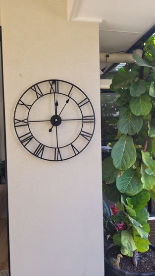 Toki Black Carl Wall Clock | Temple & Webster