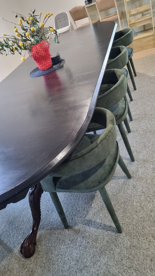 Temple & Webster Kristian Upholstered Dining Chairs