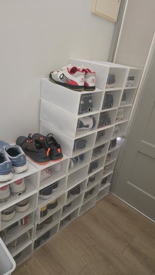Chiswick Living Subido Stackable Shoe Boxes | Temple & Webster